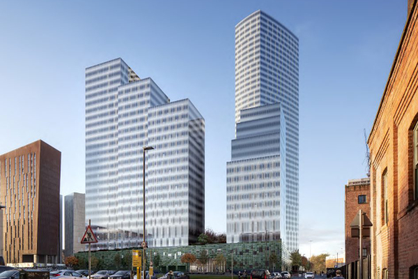 Square Gardens - First Street, Manchester - Design Fire Consultants ...