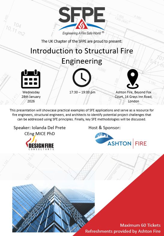 Iolanda Del Prete to Speak at SFPE UK Chapter Event - Design Fire ...